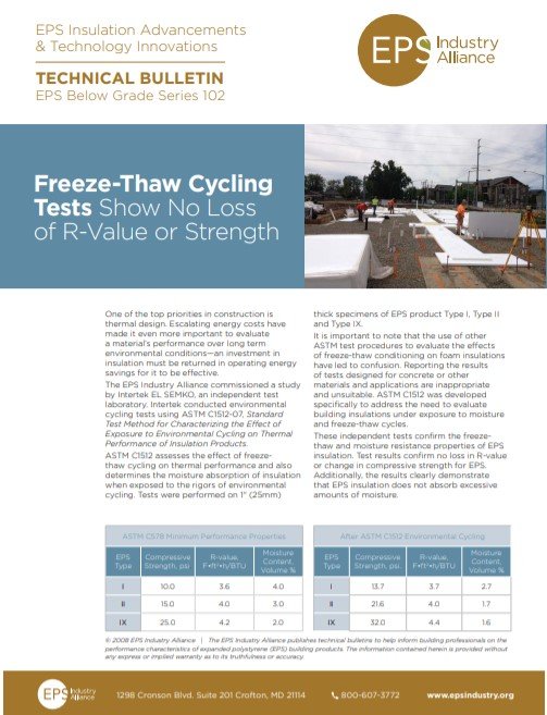 High Density Expanded Polystyrene (EPS) Insulation Systems