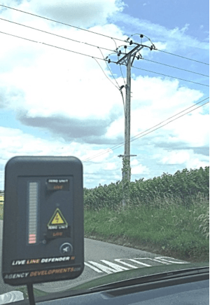 Live Line Defender - Overhead Cable Detector - Voltage Detector