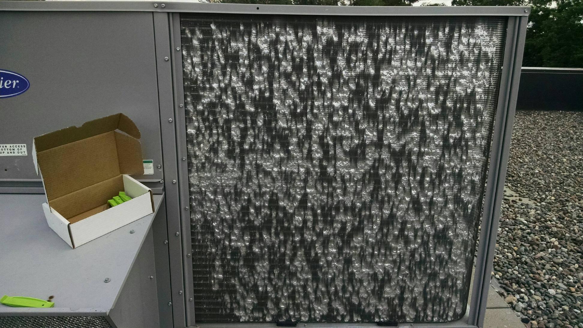 Understanding How Hail Damage Affects Commercial HVAC Units