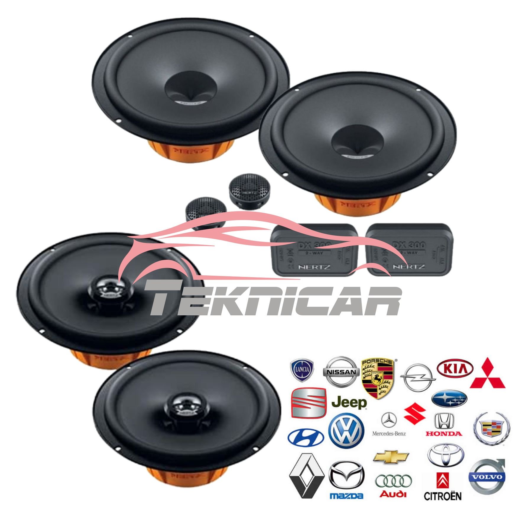 Cambia los altavoces de tu vehículo con este kit de altavoces Hertz