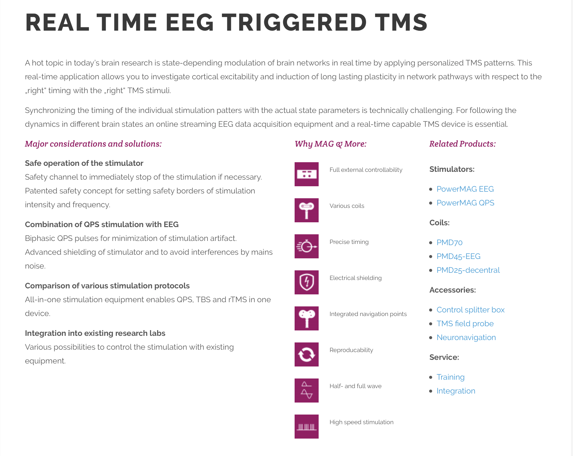 Ectron - TMS, Depression, Neurological, Rehabilitation, ECT