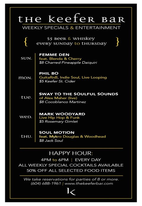 The Keefer Bar | Vancouver Bars | Vancouver, BC