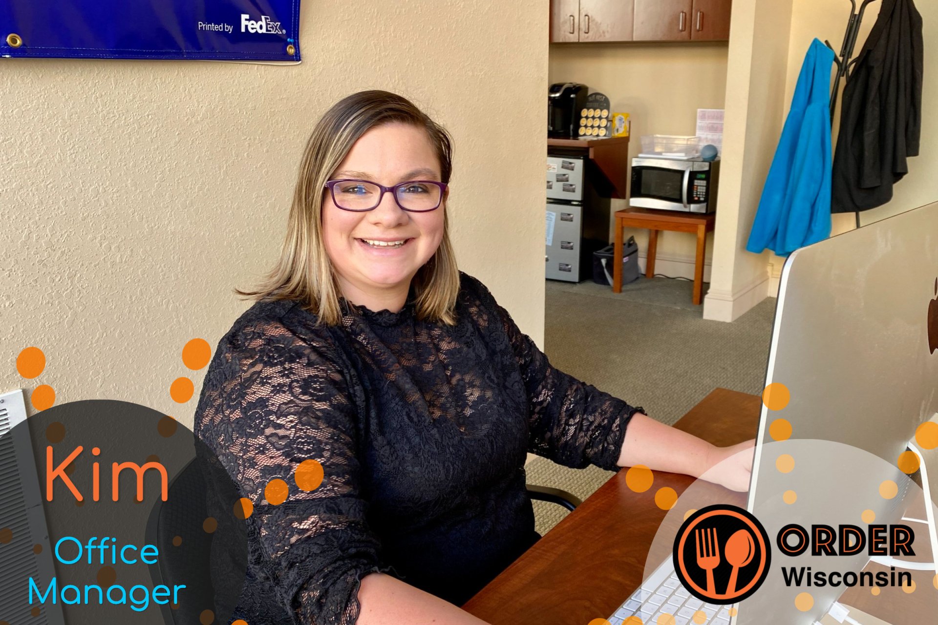 Promotion: Kim Is Our New Office Manager!