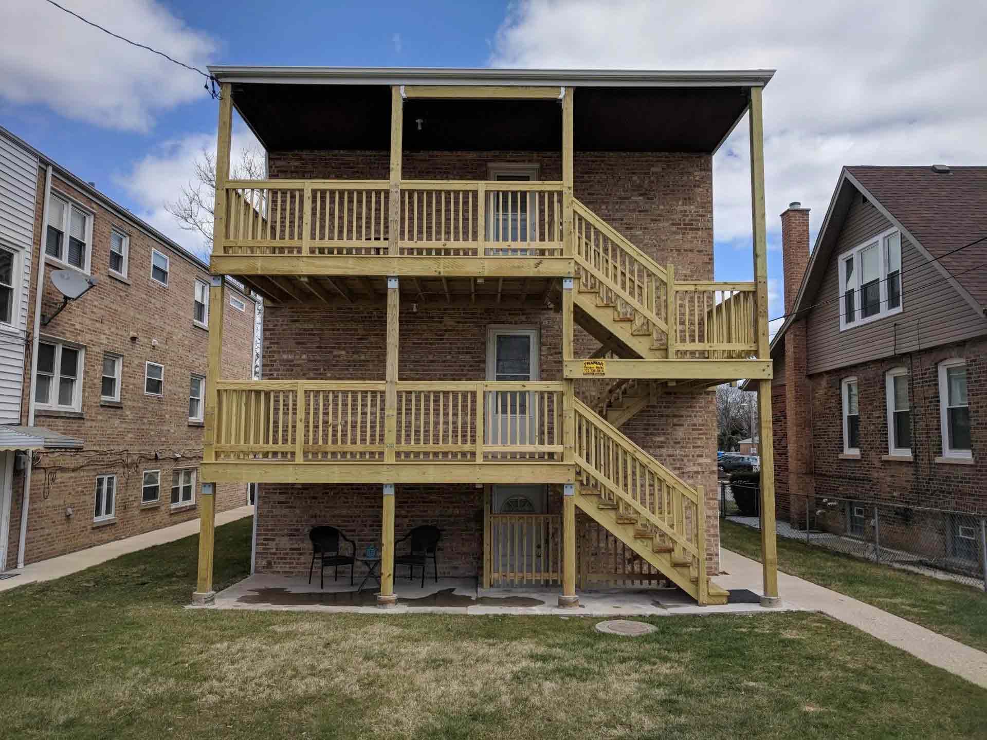 New Porches in Chicago, IL | Framar Porches Frackiel Builders