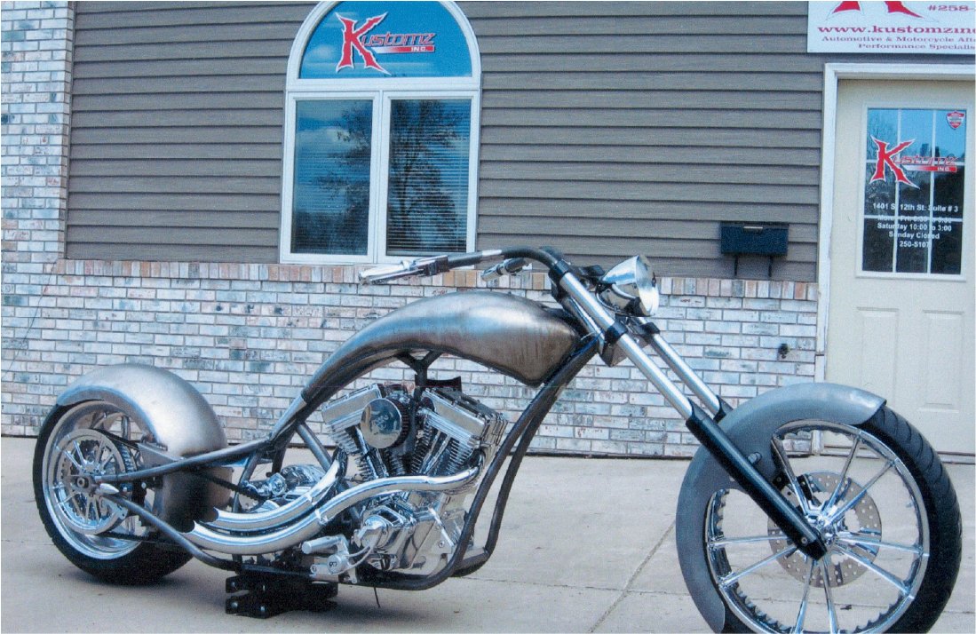 Budweiser Build Chopper | Dakota Kustomz Full Custom Garage in Mandan