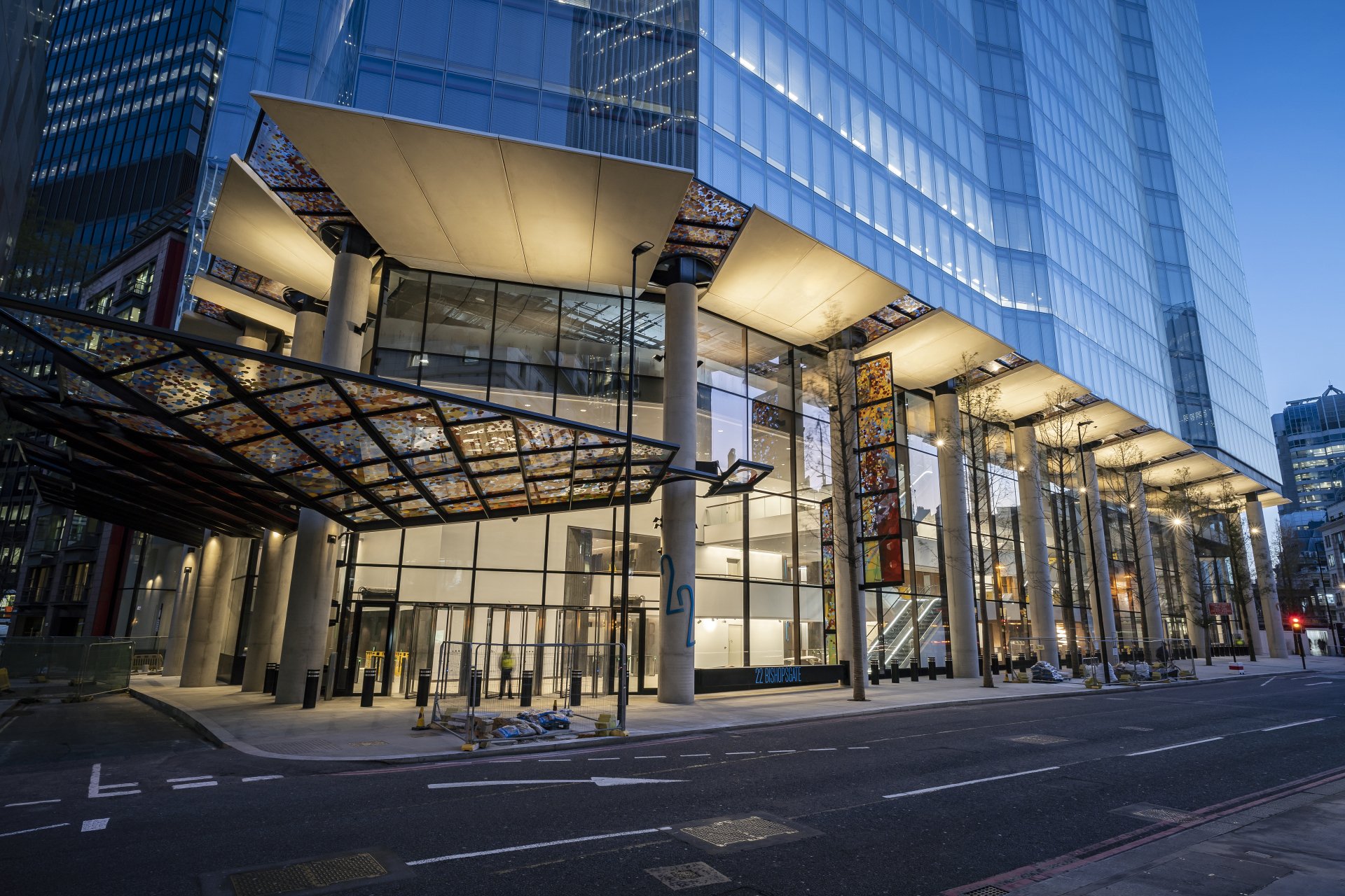 22 BishopsGate Wind Mitigation Canopies