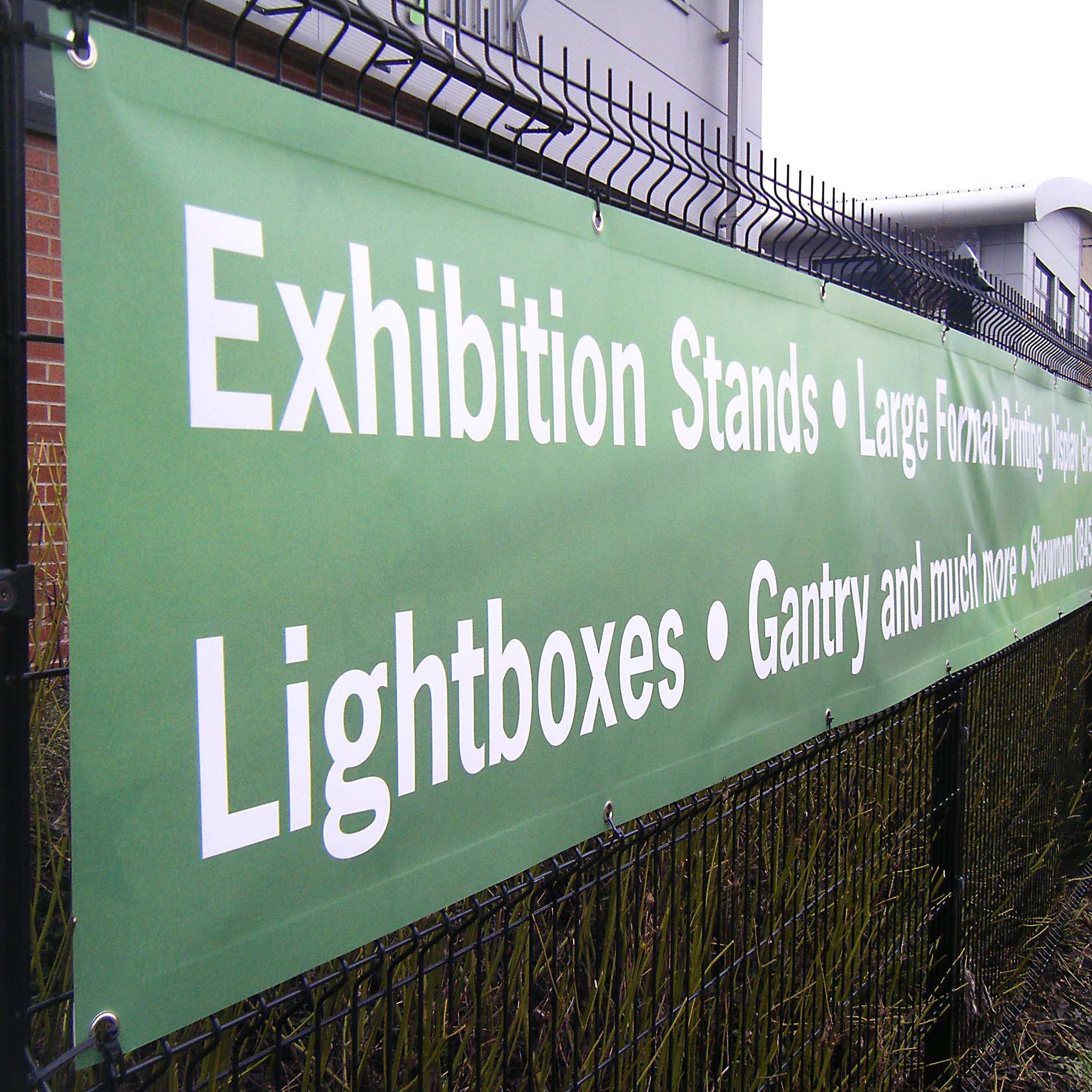 Outdoor Banners - PVC or Mesh with Eyelets