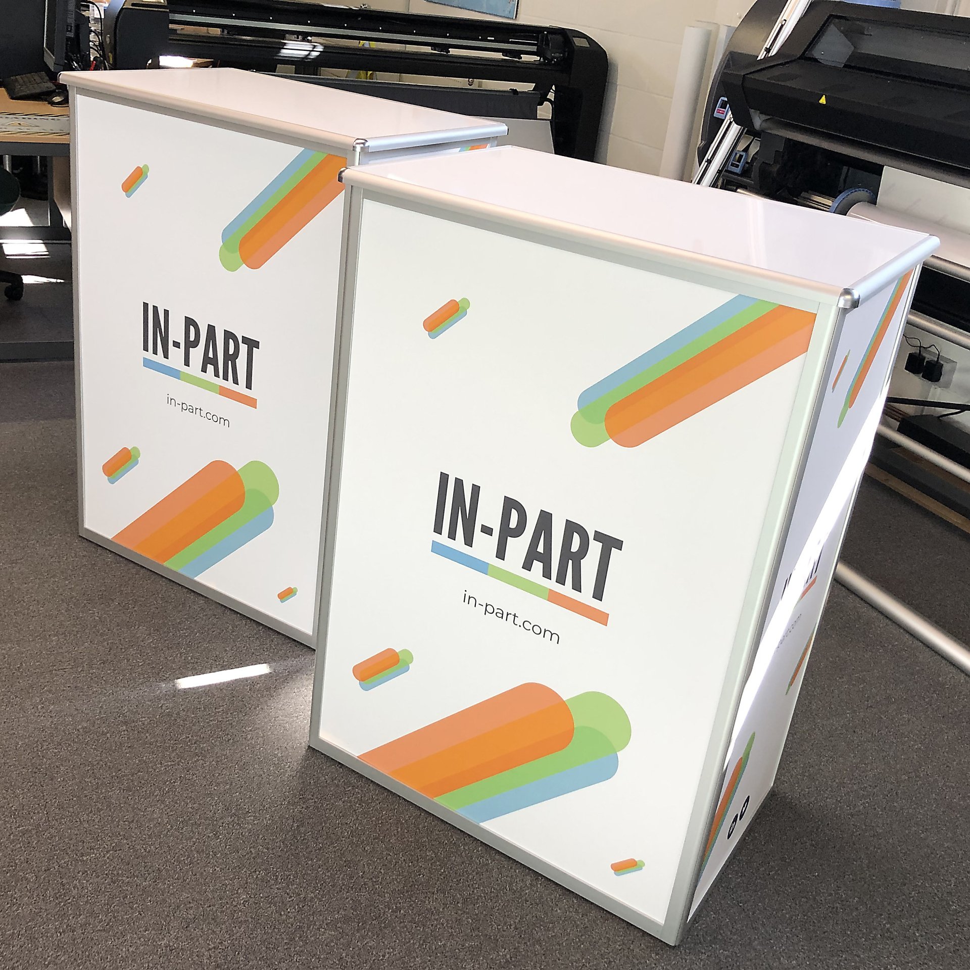 Podiums, Plinths & Counters - for your Events & Exhibitions