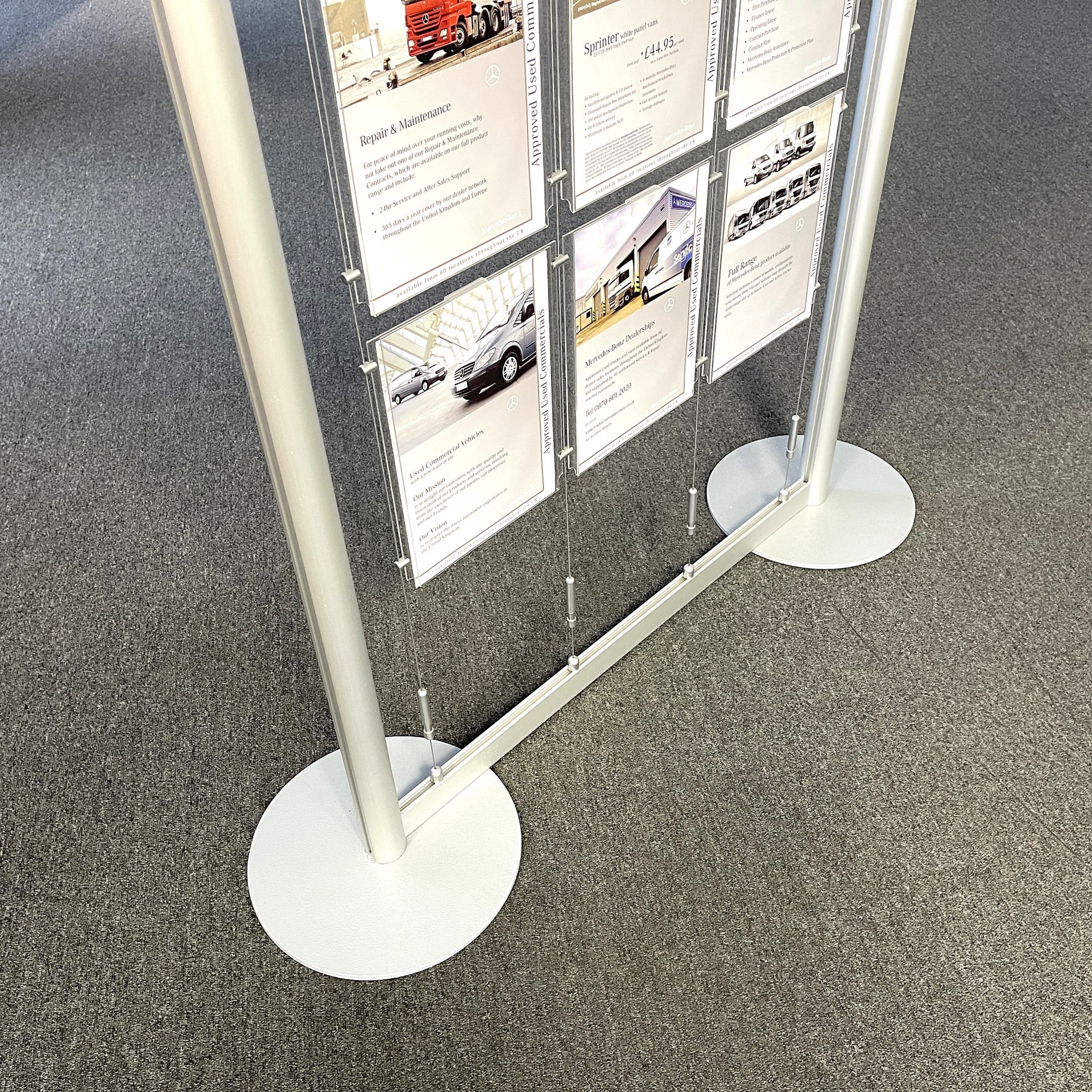 Cable Stands | Freestanding Tension Wire Displays