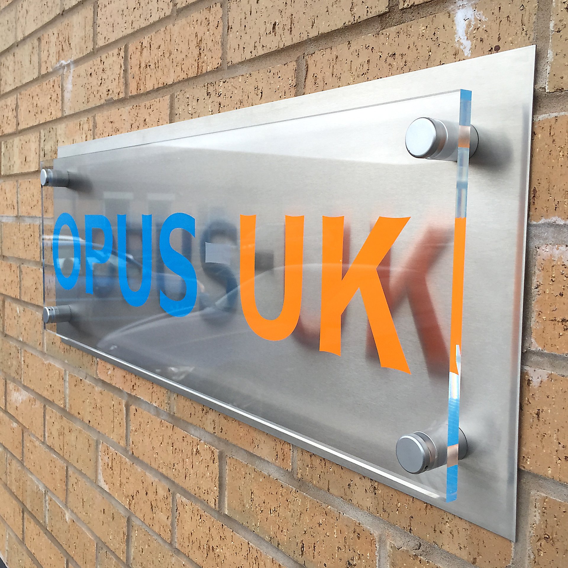 Custom made Stainless Steel Acrylic Plaques