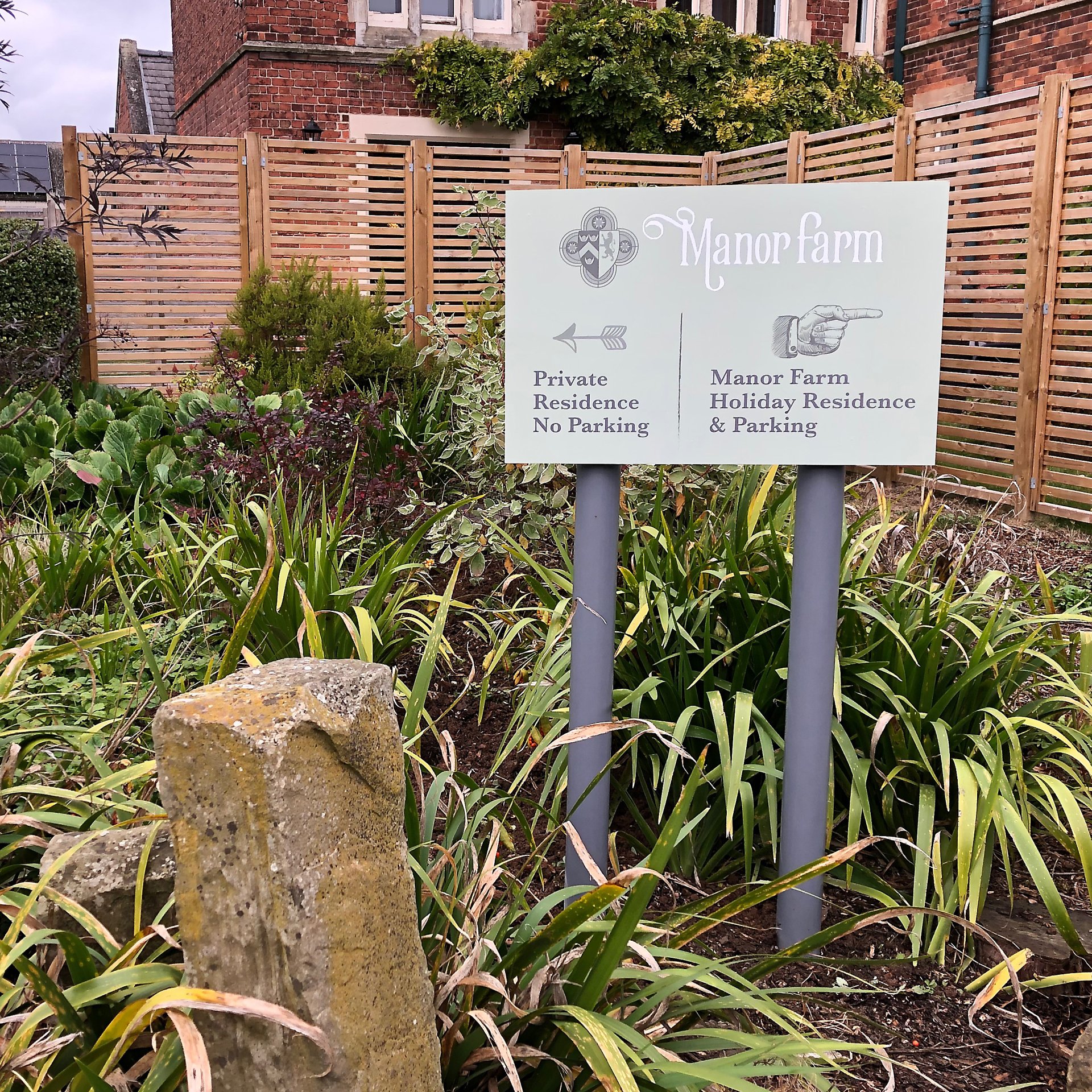 Post and Rail Signs - Freestanding or Fence Fixings