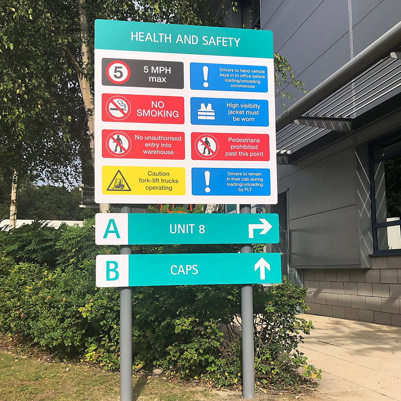 Post and Rail Signs - Freestanding or Fence Fixings