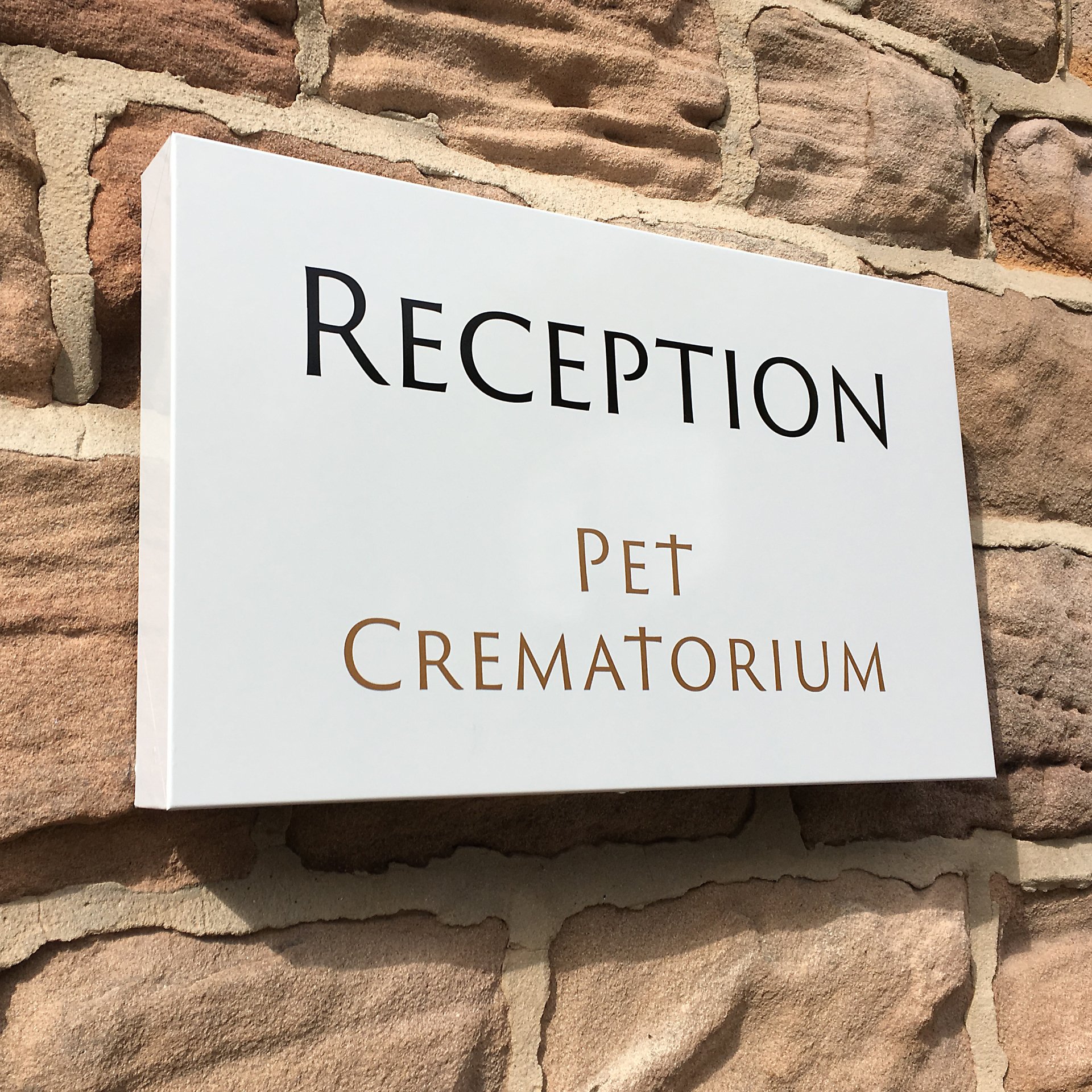 Tray Signs - Quality Signage with no Face Fixings