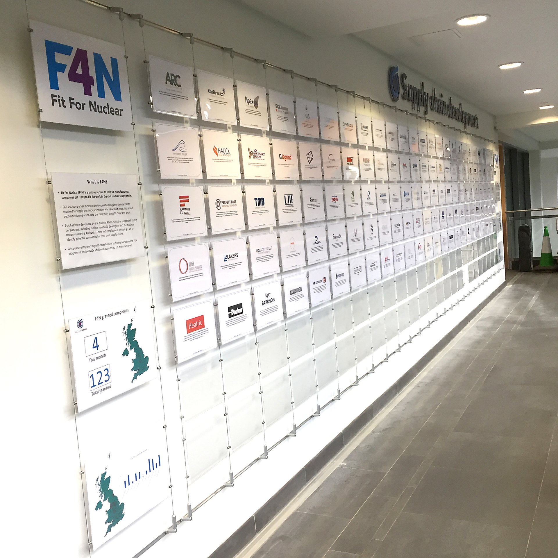 Wall Mounted Cable and Rod Displays | The Display Link