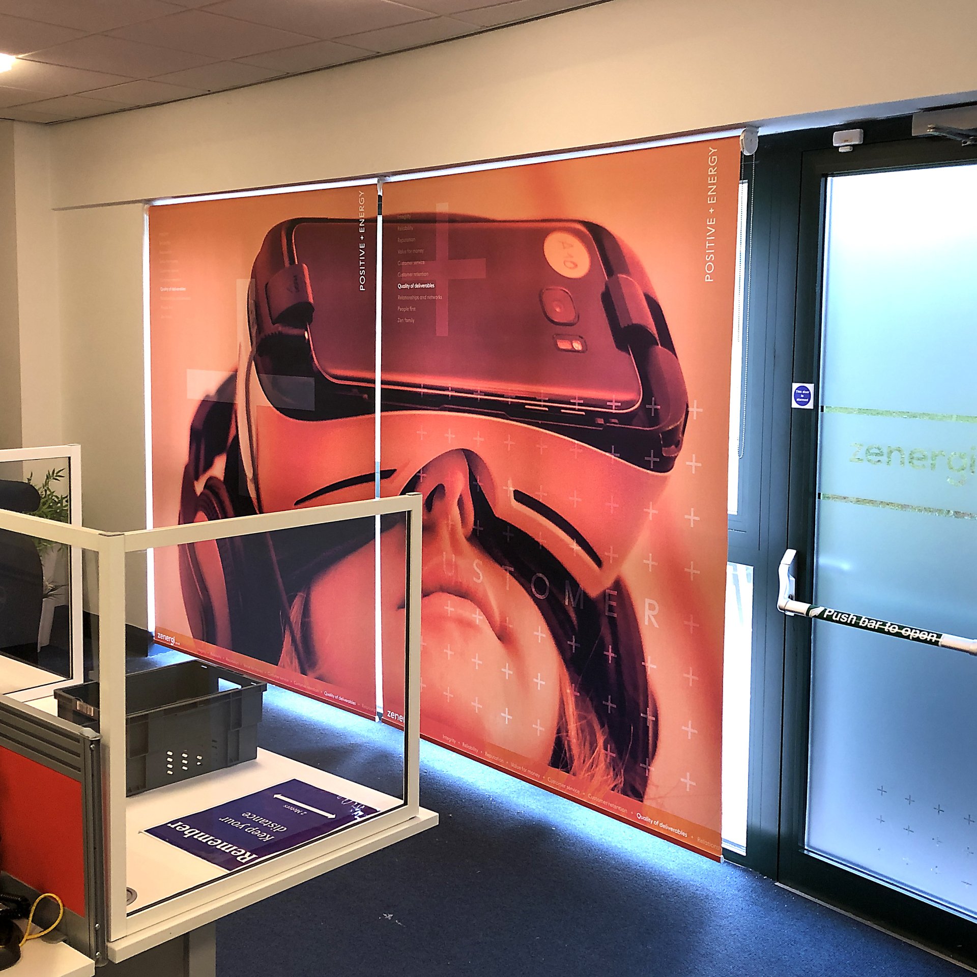 Customised Commercial Printed Window Blinds