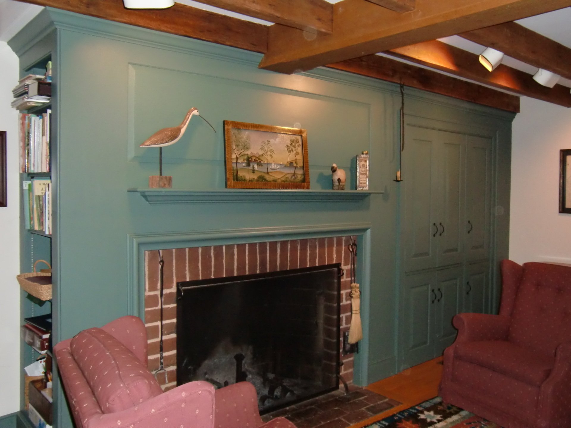 Fireplace Mantels & Walls | NY, NJ, PA | Odhner Fine Woodworking
