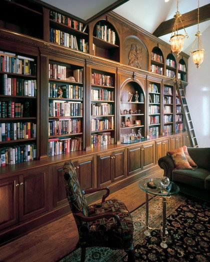 Custom Bookcases & Bookshelves | NY - NJ - PA | Odhner Fine Woodworking
