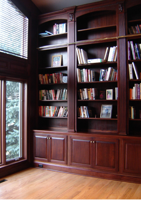 Custom Bookshelves | Lehigh Valley, PA | Odhner & Odhner Fine Woodworking