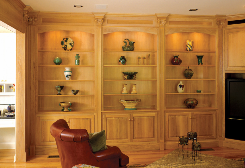 Custom Bookshelves | Lehigh Valley, PA | Odhner & Odhner Fine Woodworking