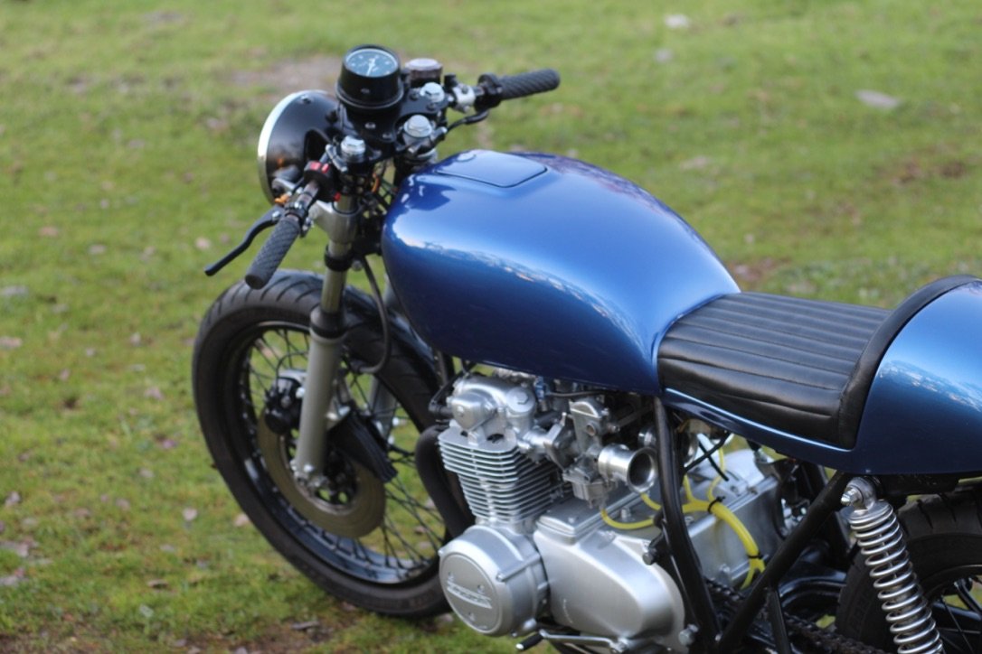 Jack the Ripper Honda CB550 | custom motorcycle exhaust california
