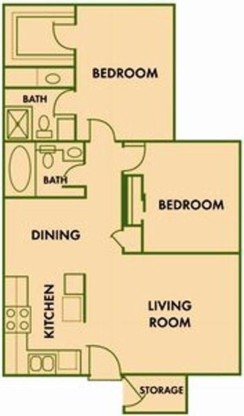 Brookstone Apartment Floorplans