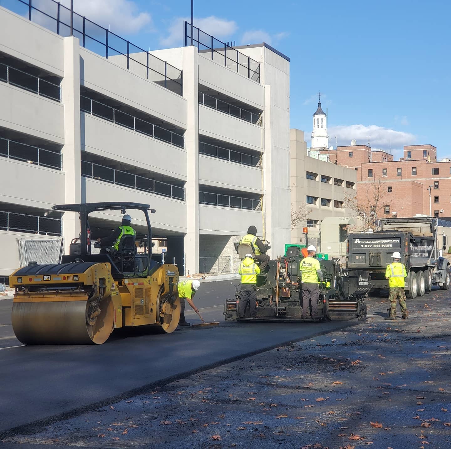 Commercial Paving Gallery | Asphalt Engineering | MA