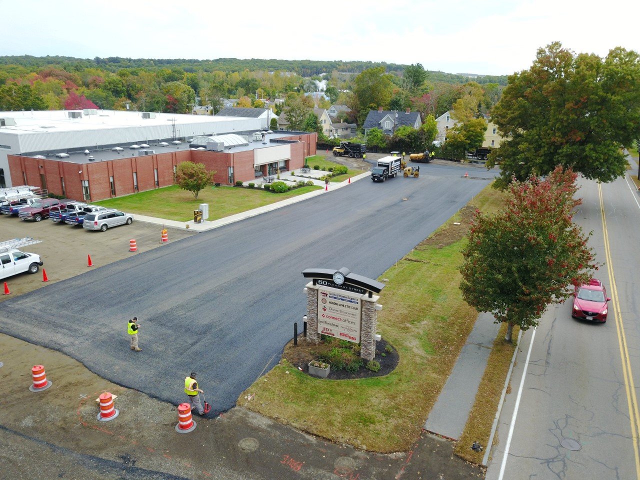 Commercial Paving Gallery | Asphalt Engineering | MA