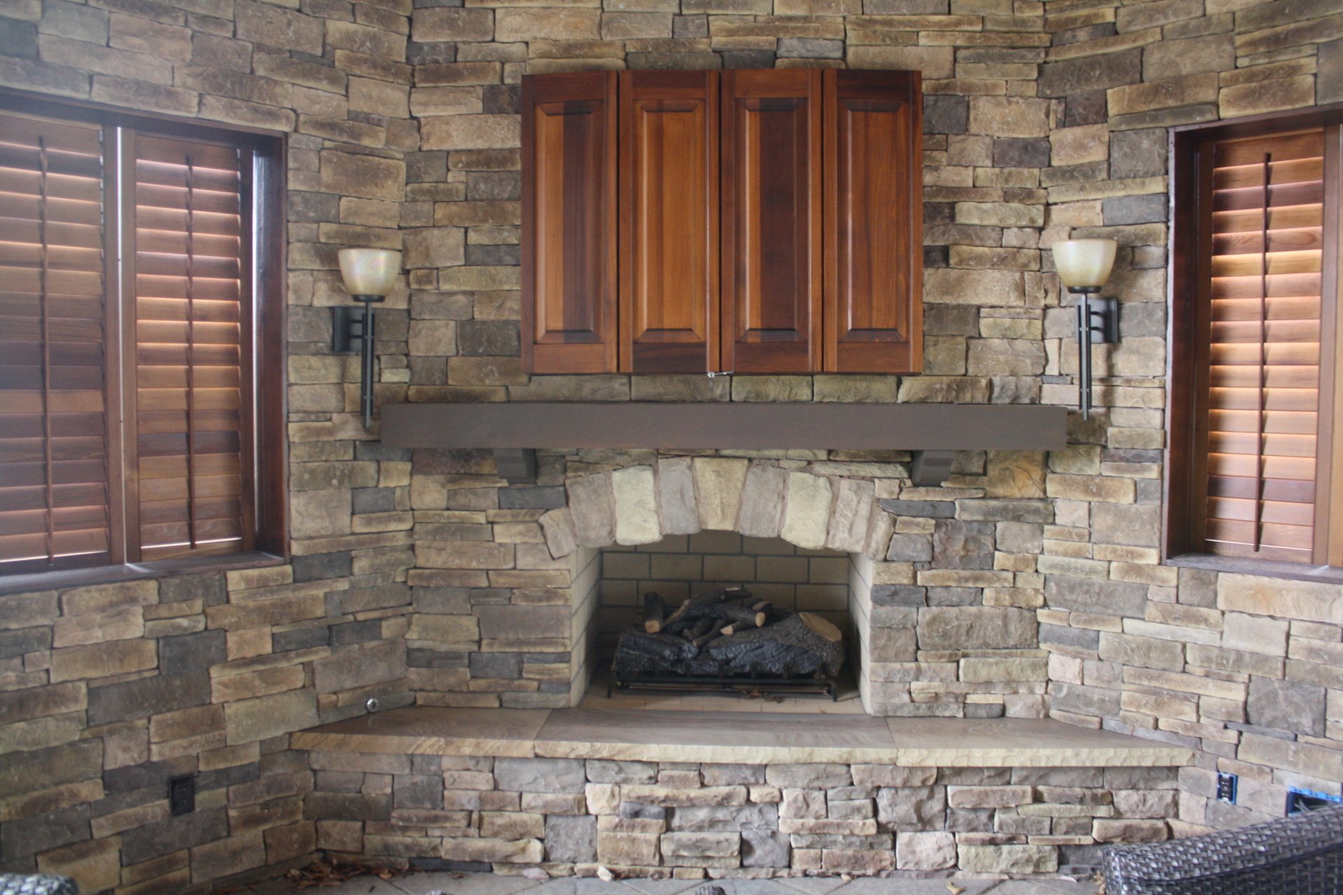 Outdoor Fireplaces | Second Nature Outdoor Living & Landscaping | Lee’s ...