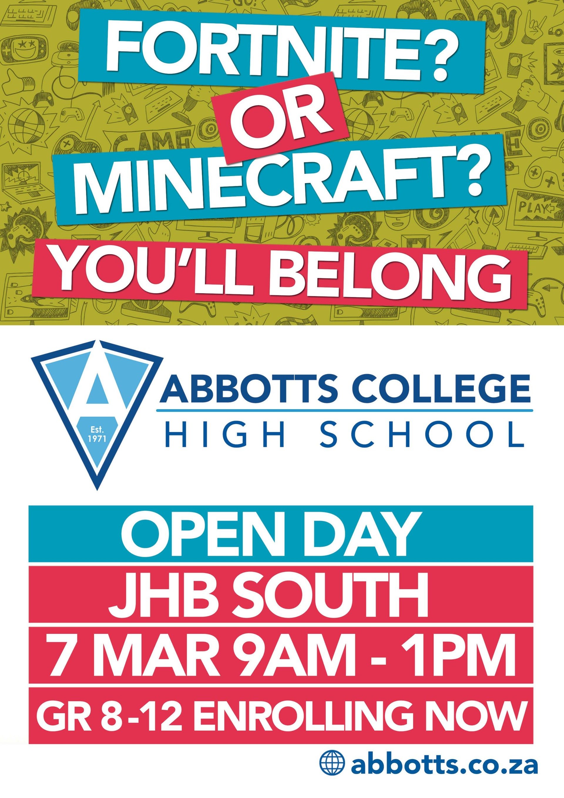 Private High School In Johannesburg South | Abbotts College
