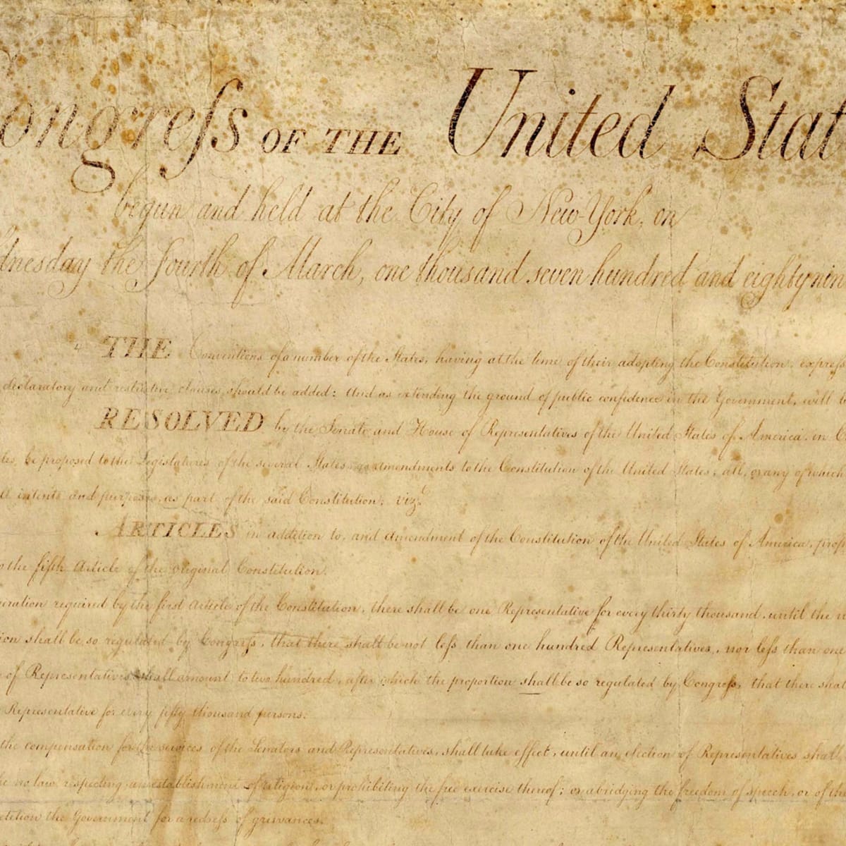 Founding Documents Exhibit | The National Foundation of Patriotism