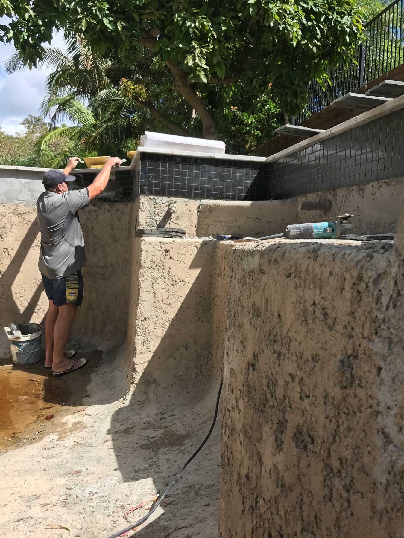 Helensvale Concrete Pool Build by Pool HQ