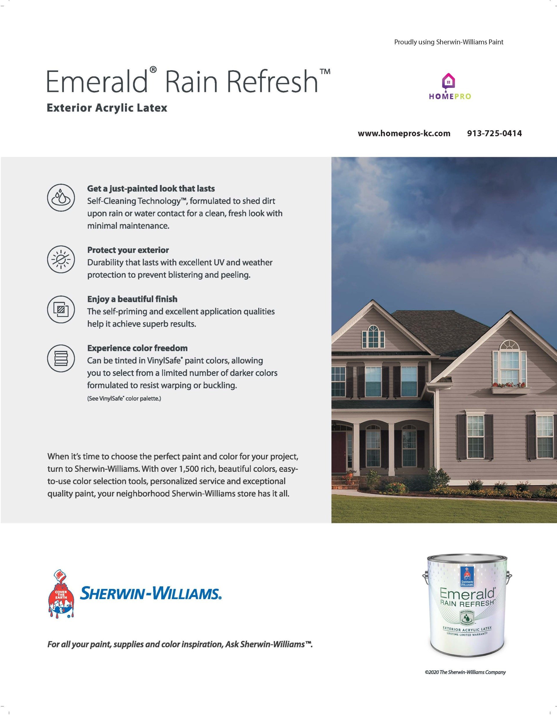 Learn About Sherwin Williams Emerald Rain Refresh