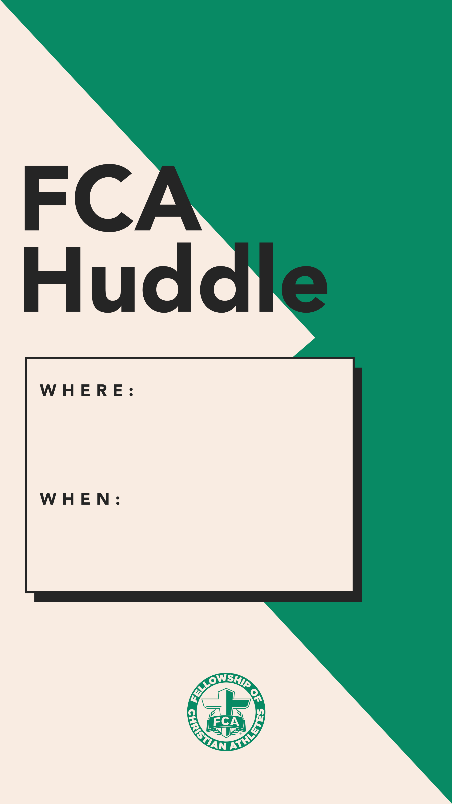 FCA Huddle Resources