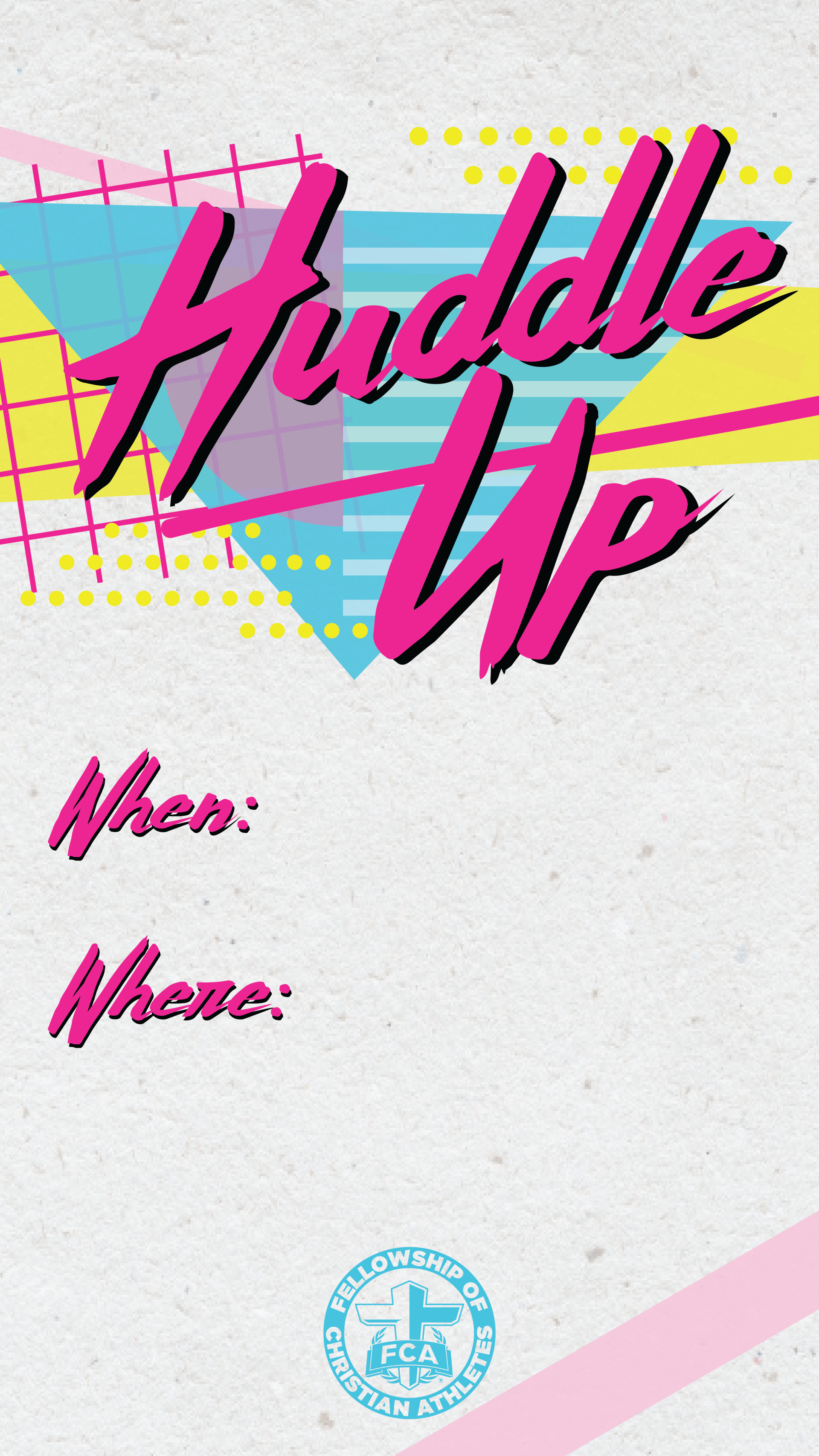 FCA Huddle Resources