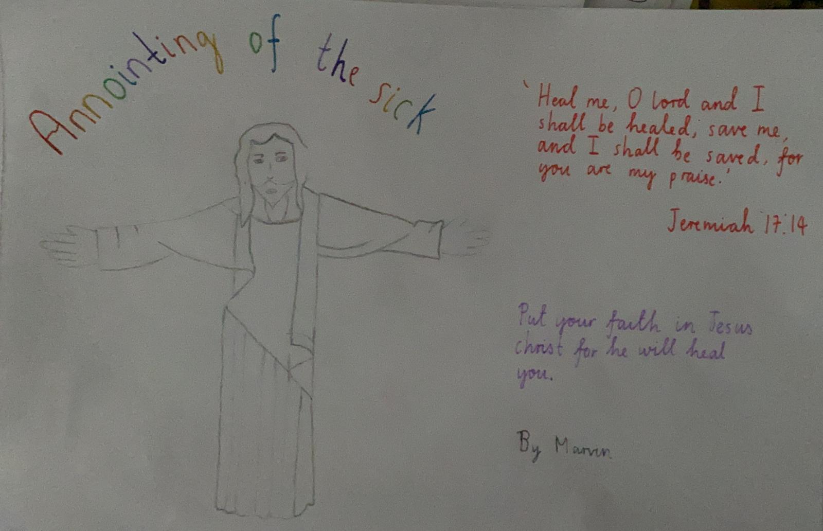 Anointing of the Sick Prayer Cards