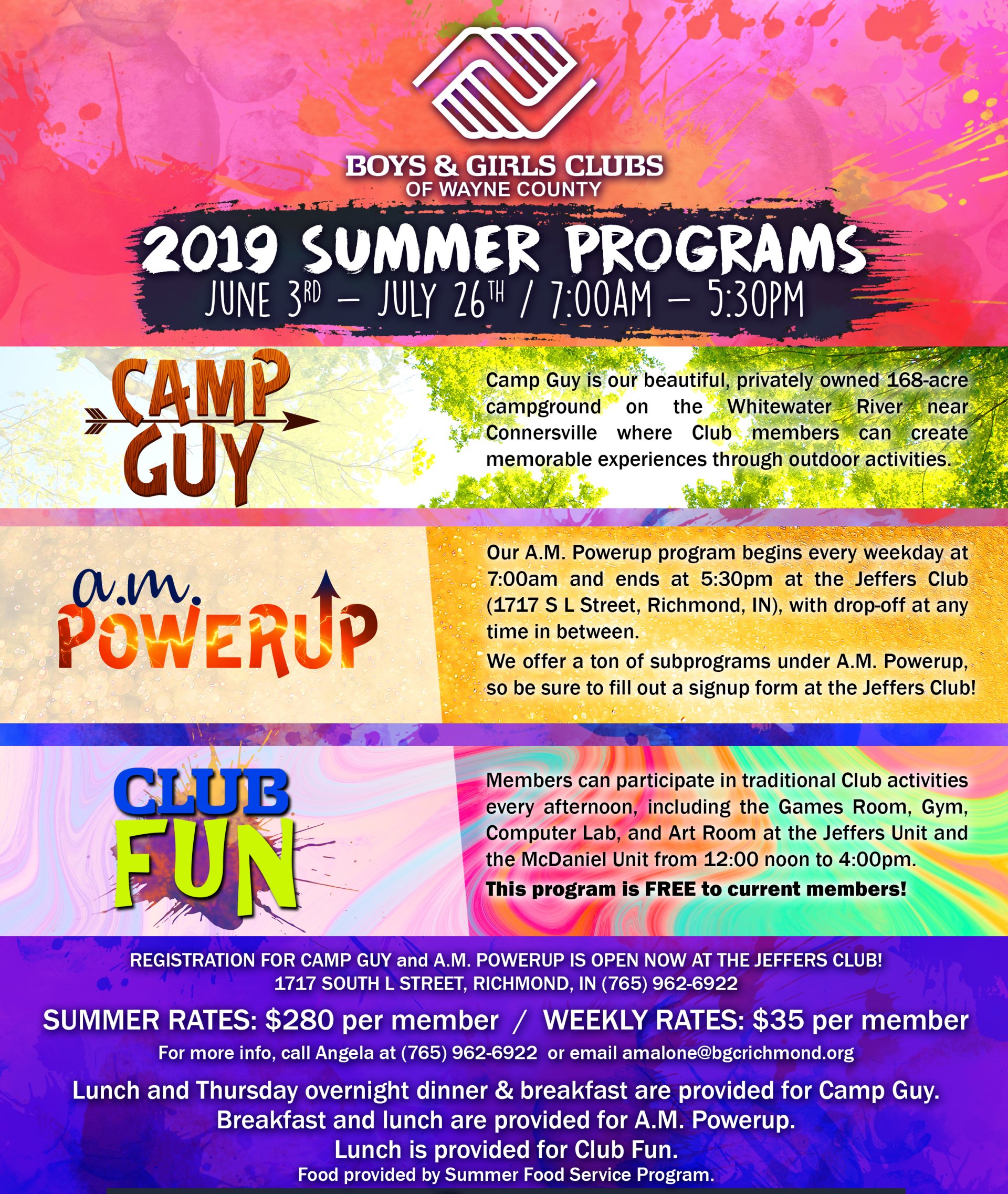 SUMMER PROGRAMS SUMMER PROGRAMS