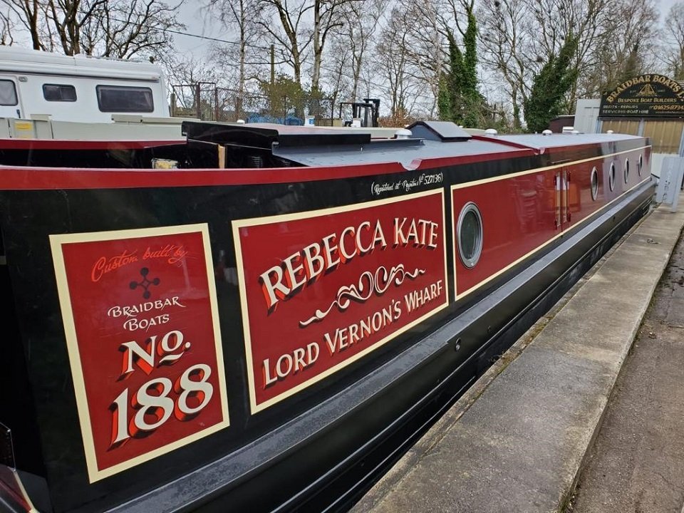 Rebecca Kate No. 188 Narrowboat Built by Braidbar Boats