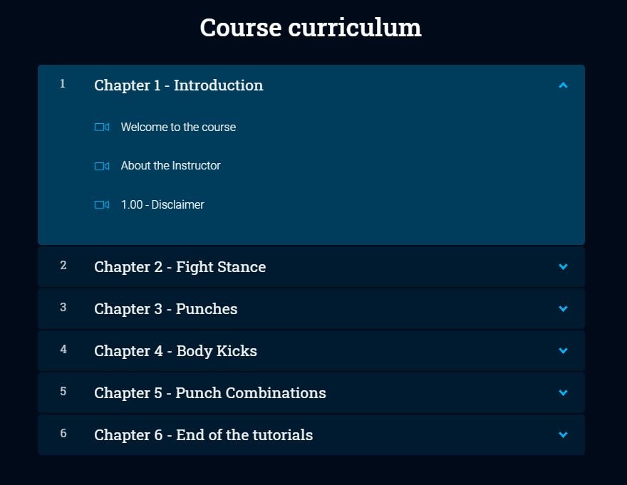 Other Courses - Via Martial Arts Universities