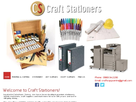 Welcome to Crafts Stationers located in Caterham, Surrey. Big savings!