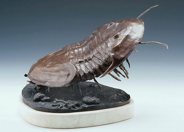 Isotelus Maximus, Trilobite Bronze Art