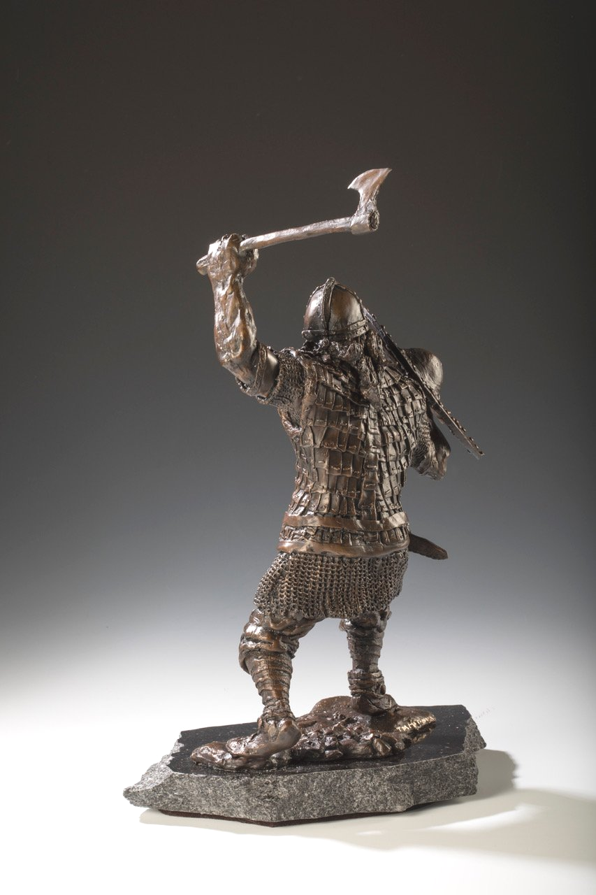 Saxon Warrior in Bronze