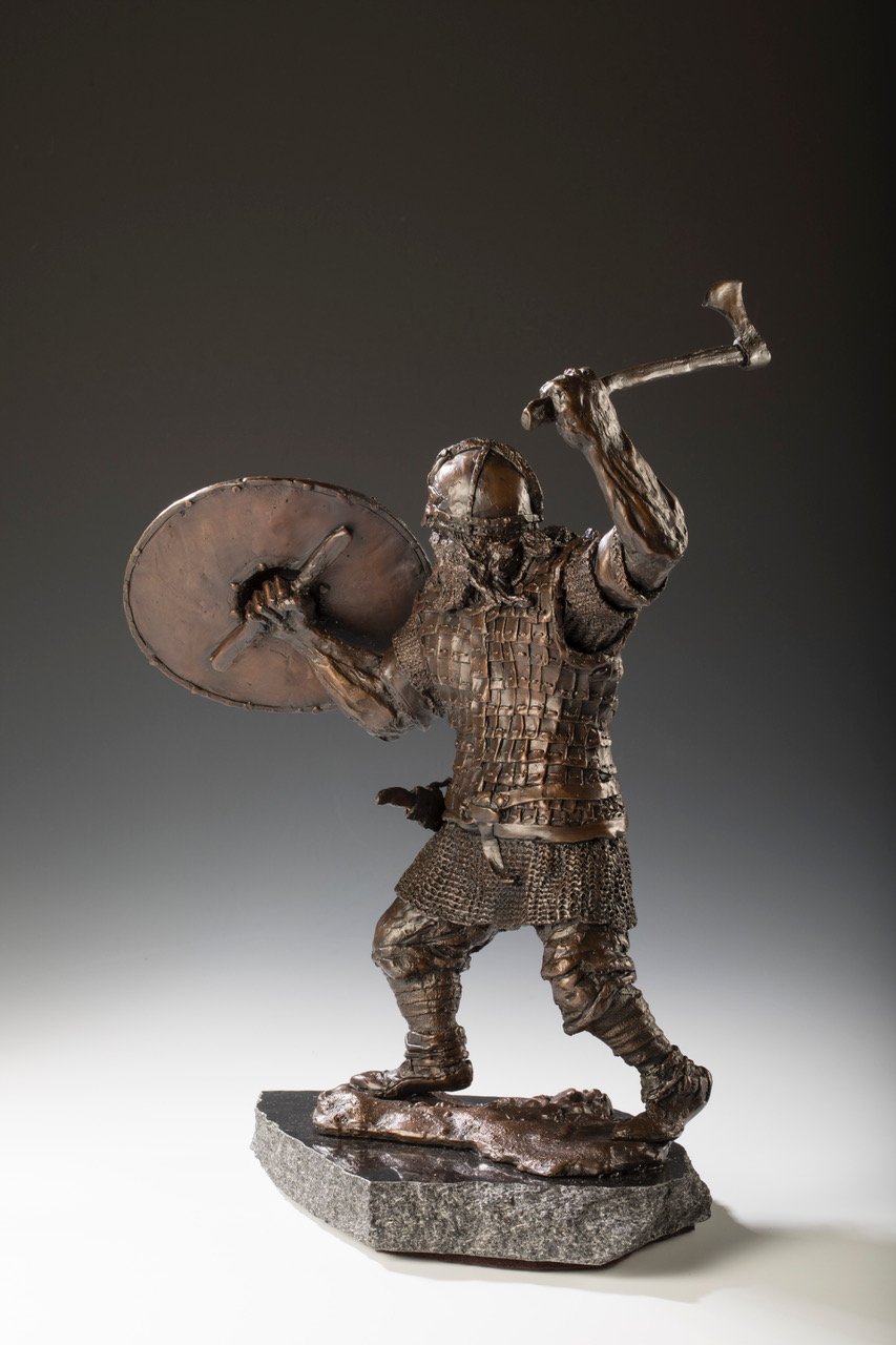 Saxon Warrior in Bronze