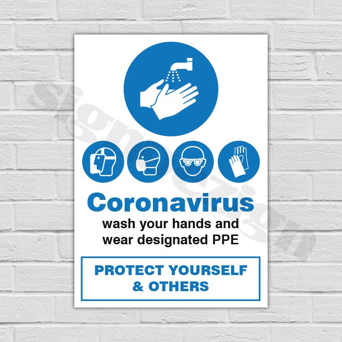 COVID-19 Protection - Hygiene & PPE Signage