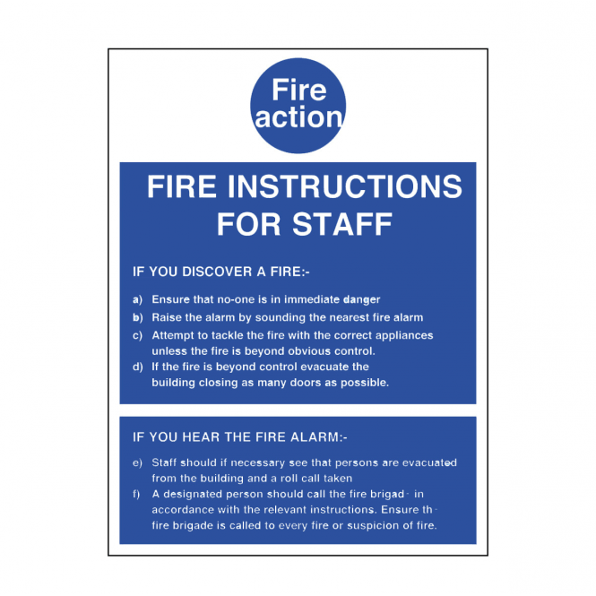 Fire Safety Signage from Herefordshire Fire Protection Services