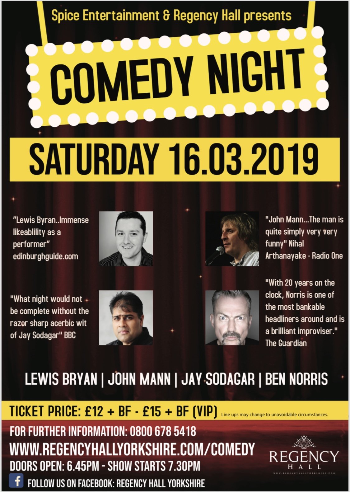 Regency Hall Yorkshire