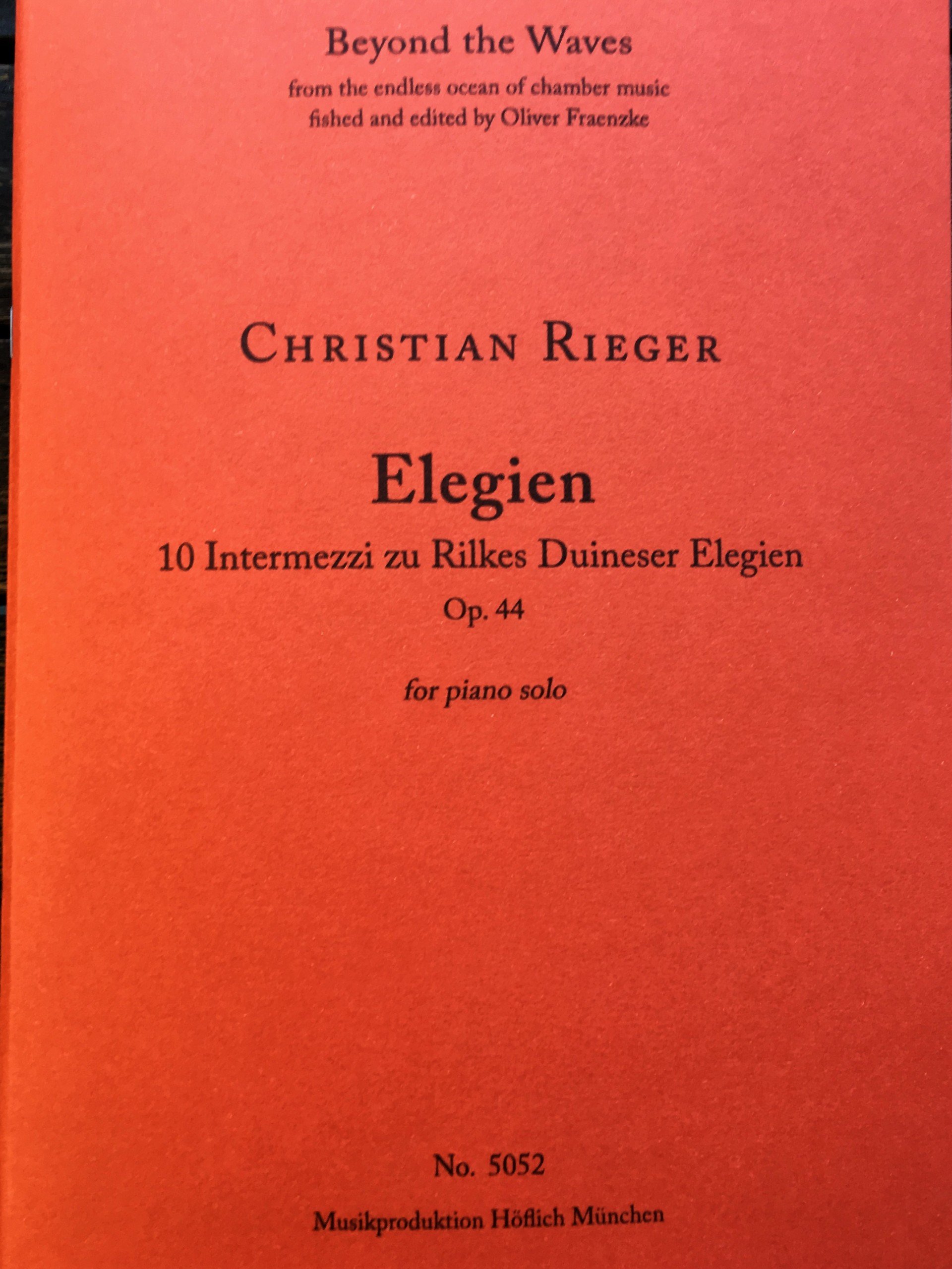 Veröffentlichungen von Christian Rieger