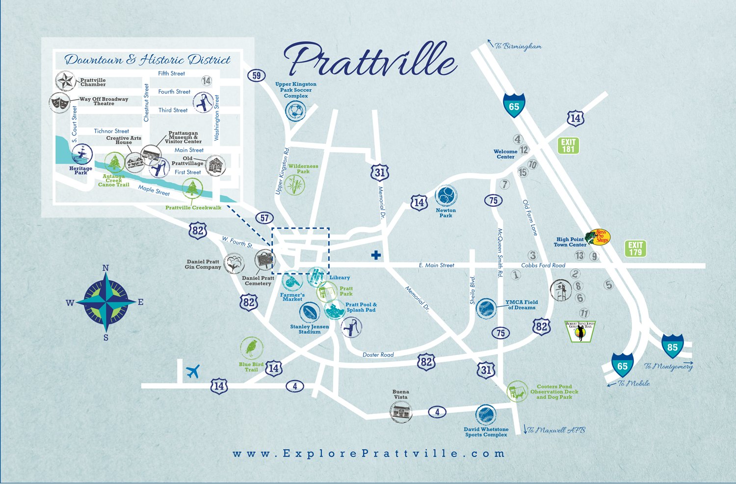Explore Prattville - Visit, Eat, Shop, Stay, Golf, Learn