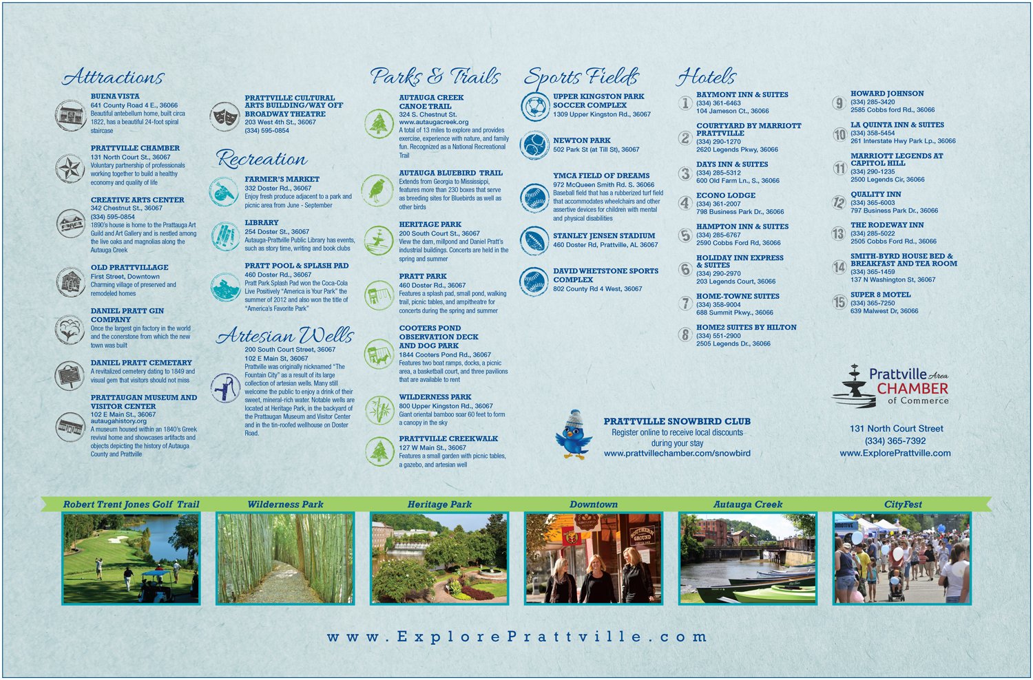 Explore Prattville - Visit, Eat, Shop, Stay, Golf, Learn