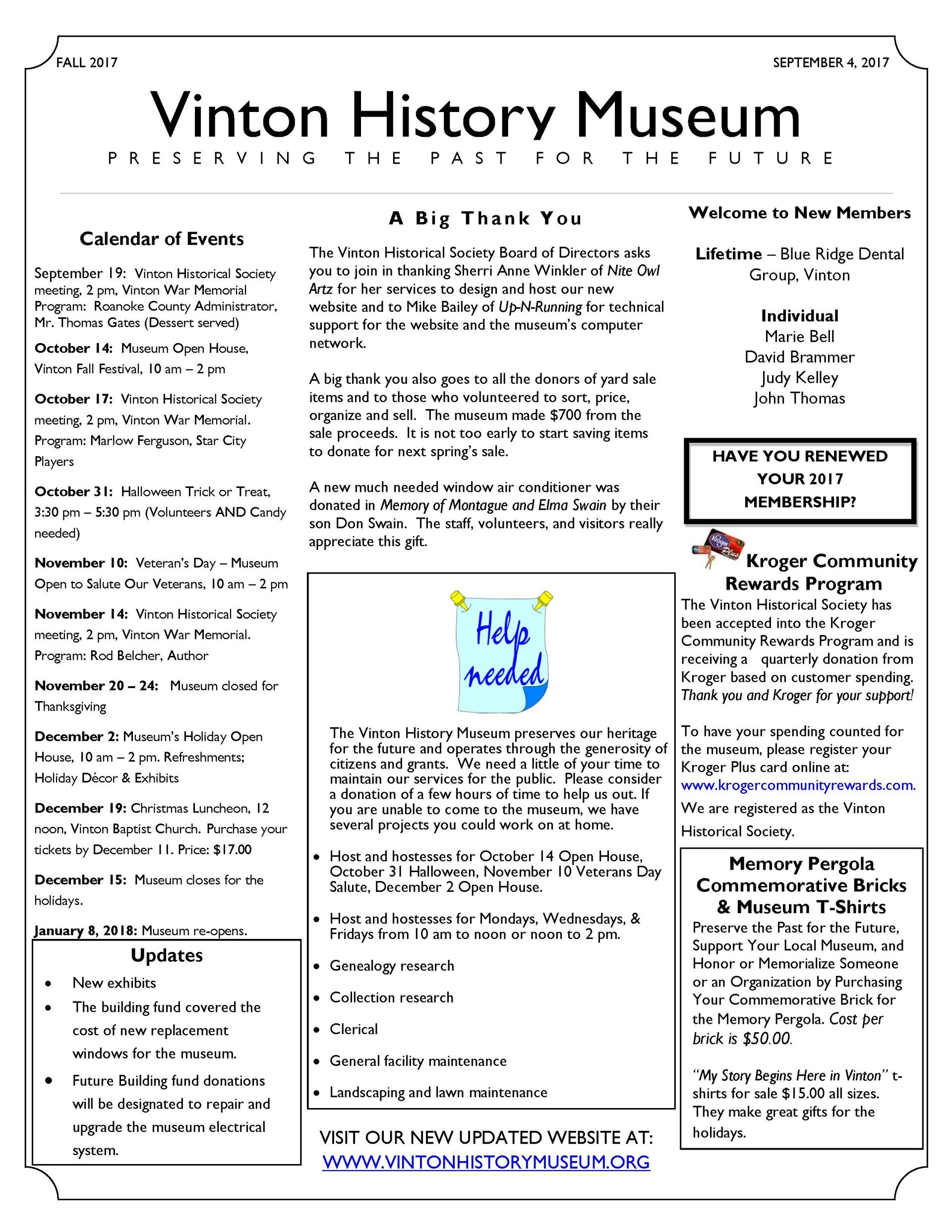 Past Newsletters