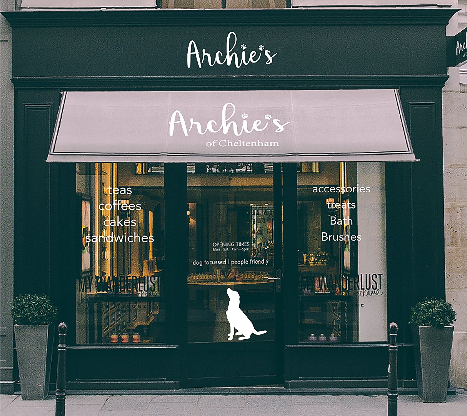 Archie's Cafe | Brand Identity | Q&A Interior Design Cheltenham